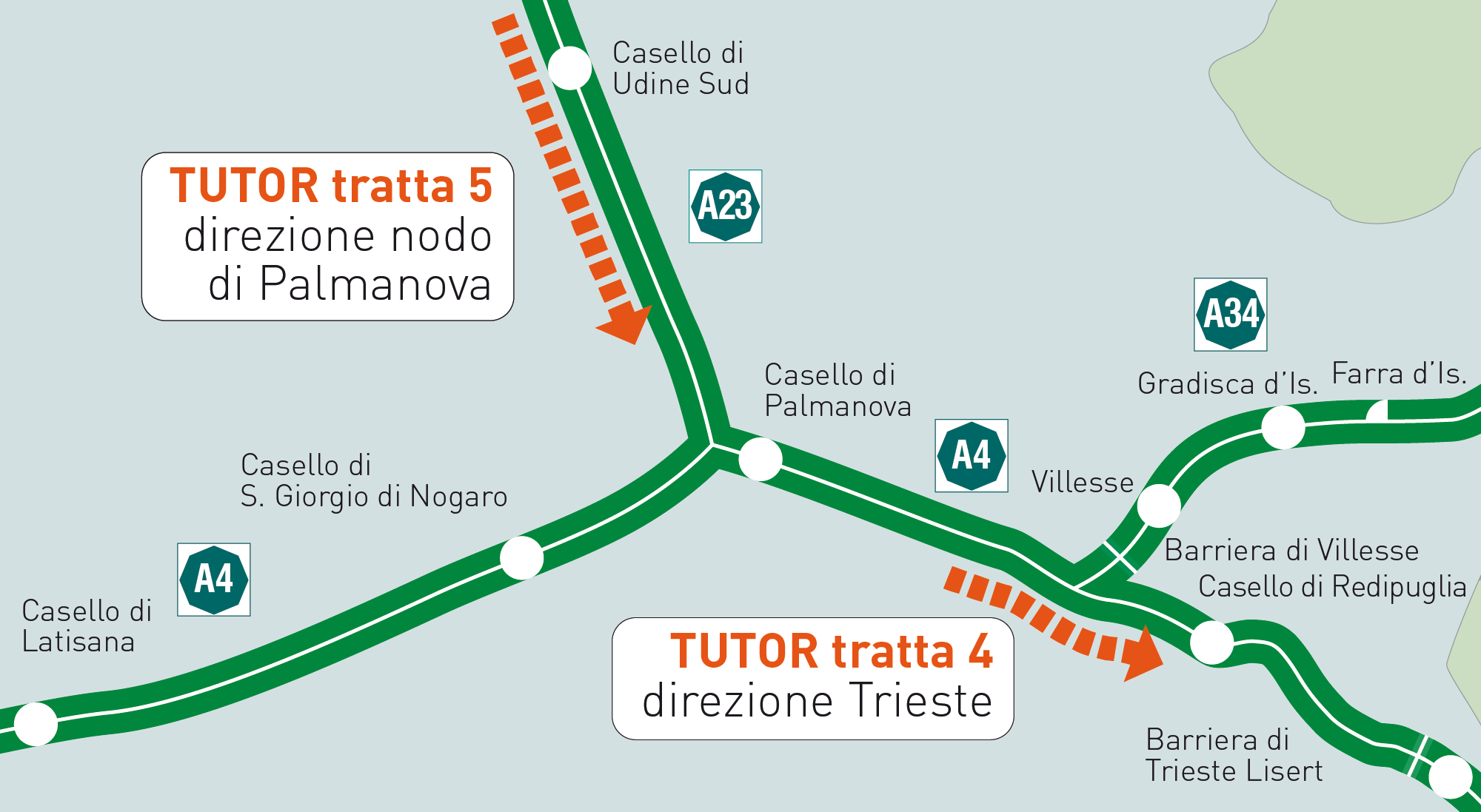 Riattivazione dei tutor in autostrada, le tratte interessate in Friuli