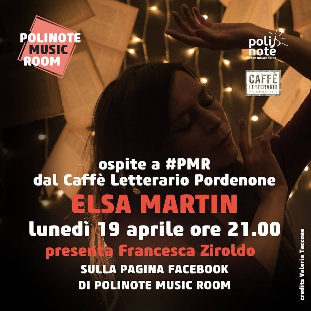 Si esibisce in diretta dalla Polinote Music Room la talentuosa Elsa Martin