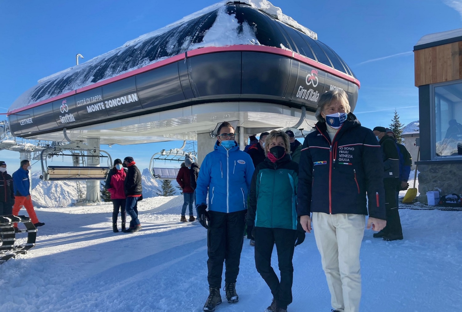 Sutrio, inaugurata sullo Zoncolan la prima seggiovia a 6 posti del Friuli