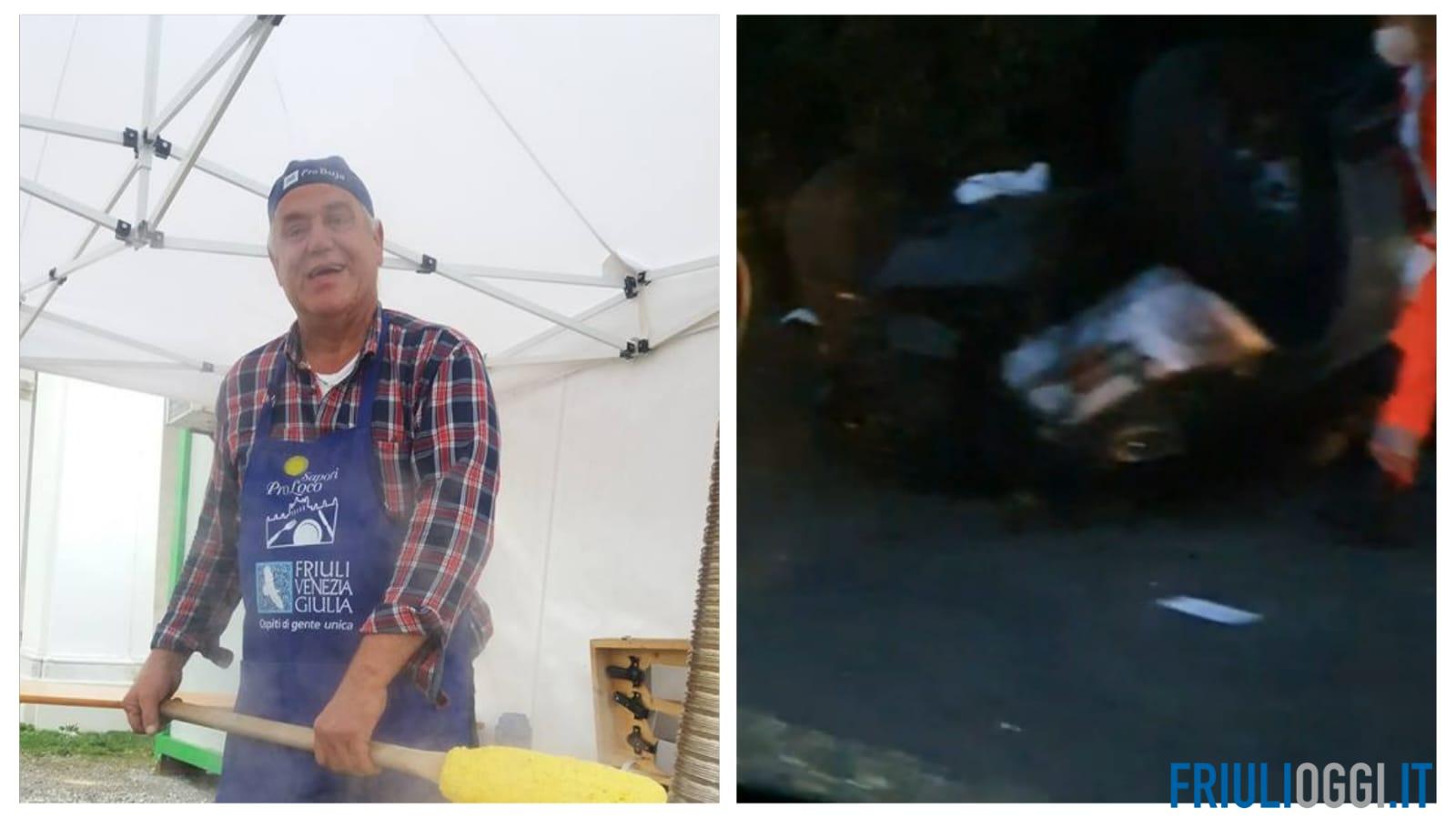 Gemona e il Friuli piangono Ciro Baldissera, morto nel tragico incidente