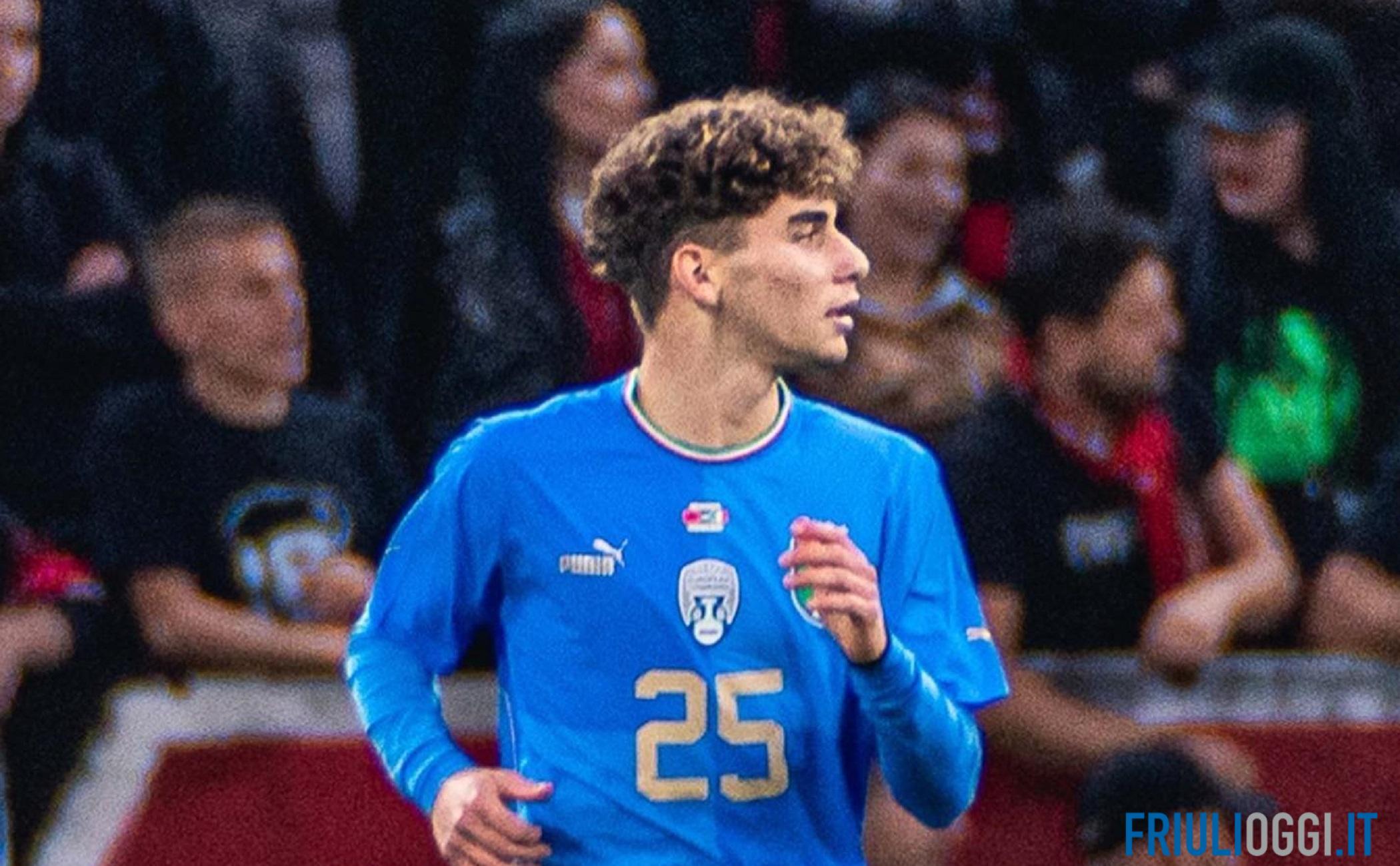 Simone Pafundi debutta con l'Italia: è il più giovane in 111 anni