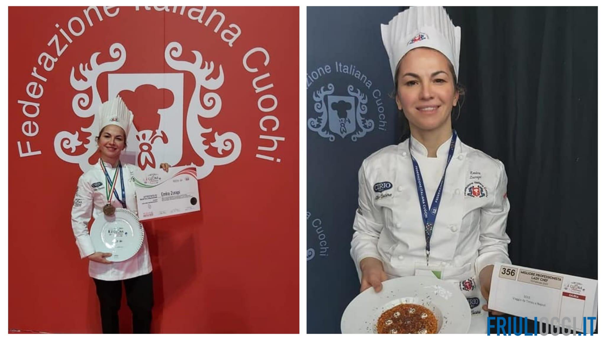 Una Lady Chef friulana: medaglia di bronzo per Emira