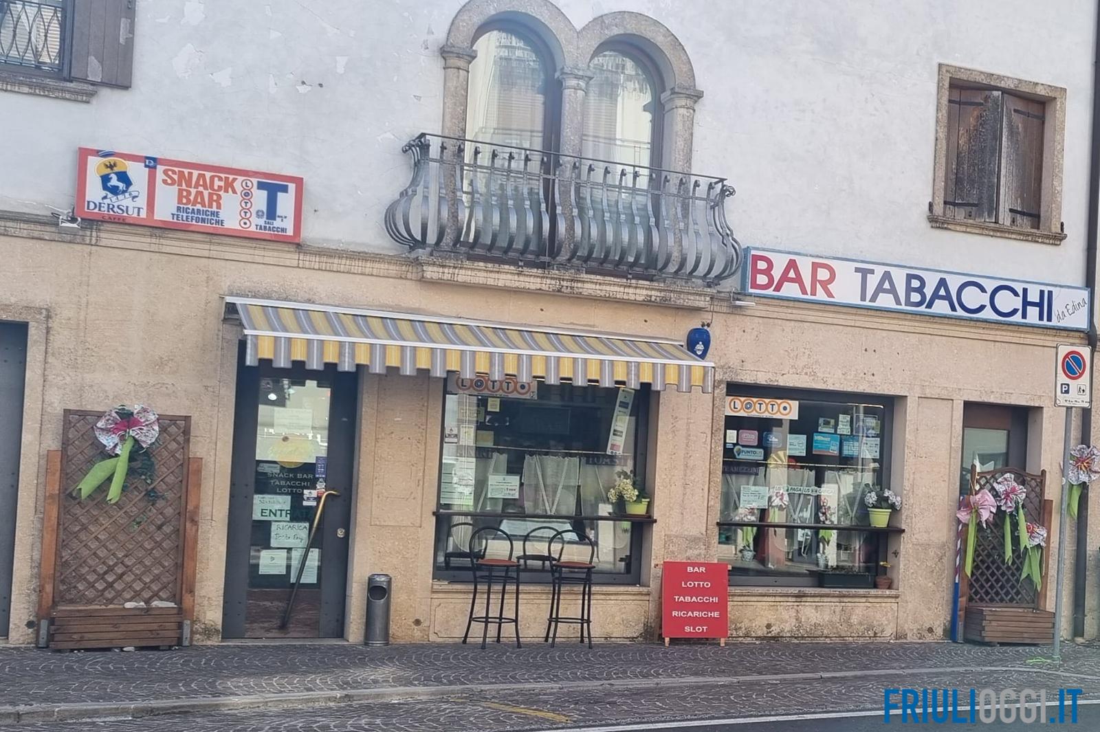 Latisana, colpo da mille euro in piena notte nel bar tabaccheria