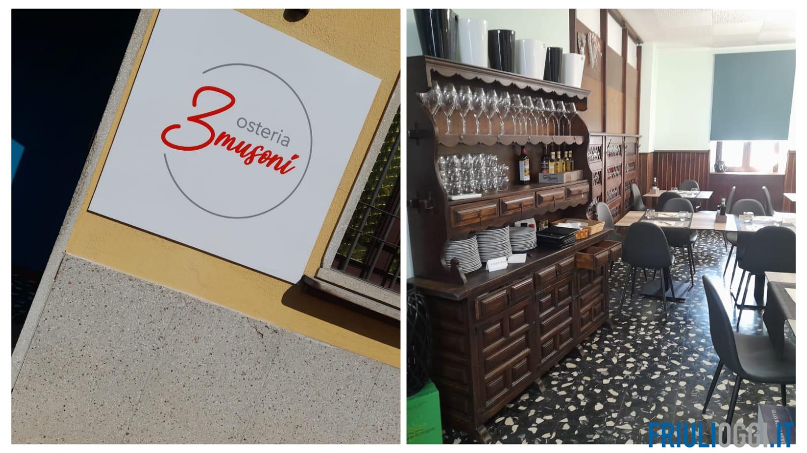Riapre la storica osteria 3 Musoni, si punta sulle specialità di pesce