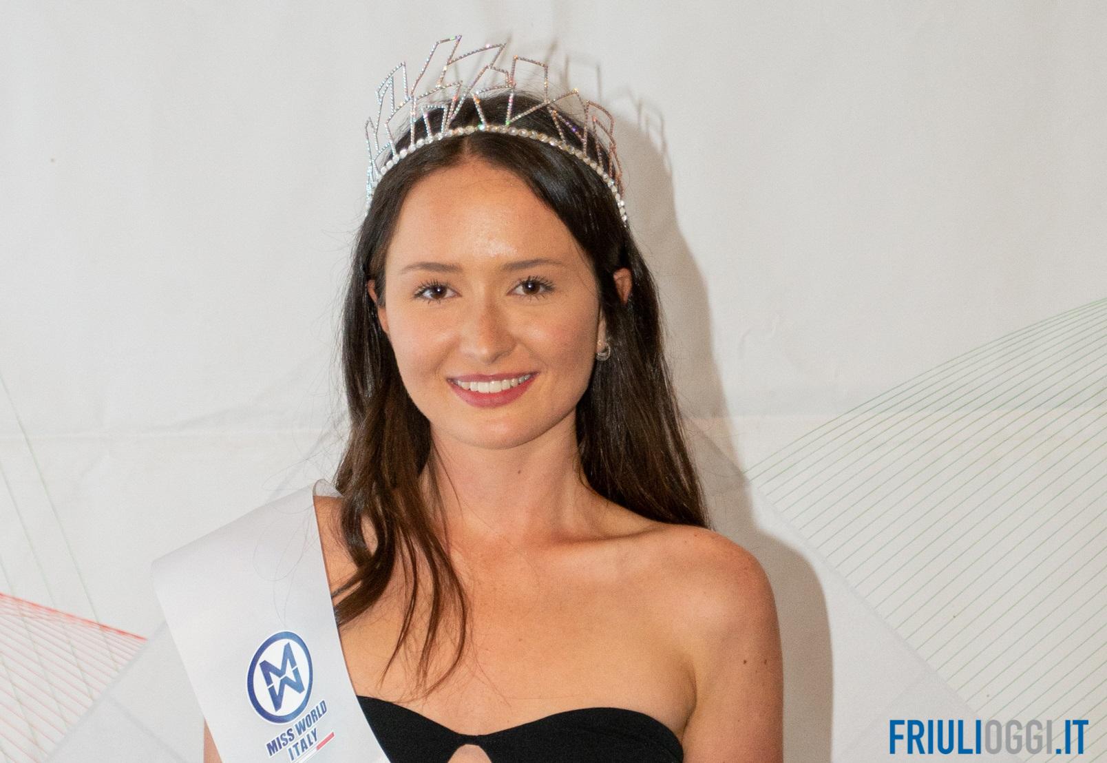 La tolmezzina Sara Adami è Miss Mondo Fvg