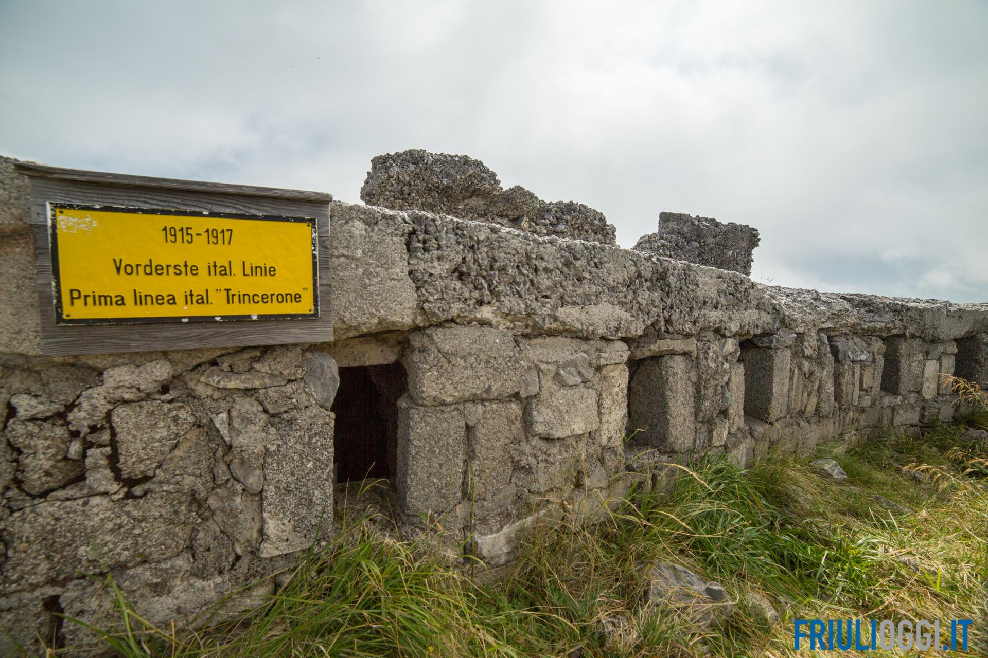 Friuli, visite guidate tra sentieri, trincee e fortini della Grande Guerra