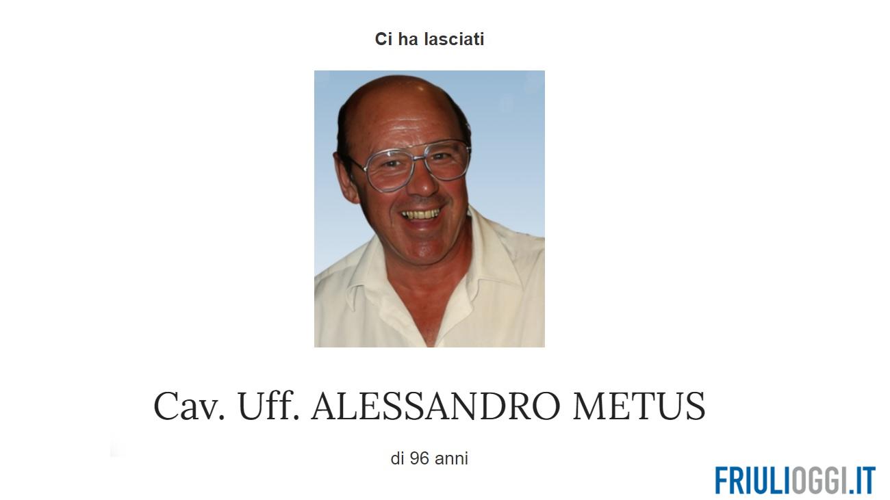 Cav. Uff. Alessandro Metus