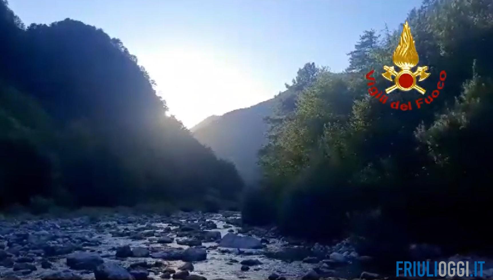Ragazzo disperso vicino al torrente ad Alesso: trovato e soccorso