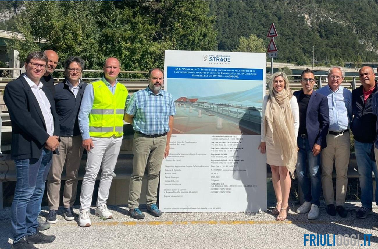 Al via i lavori per il viadotto sulla Pontebbana