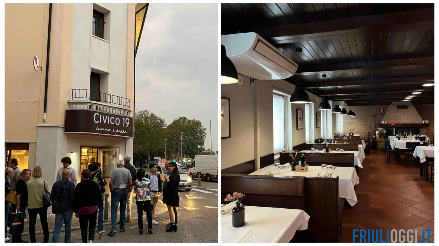 Codroipo, rinasce la storica pizzeria: ora si chiama Civico 19