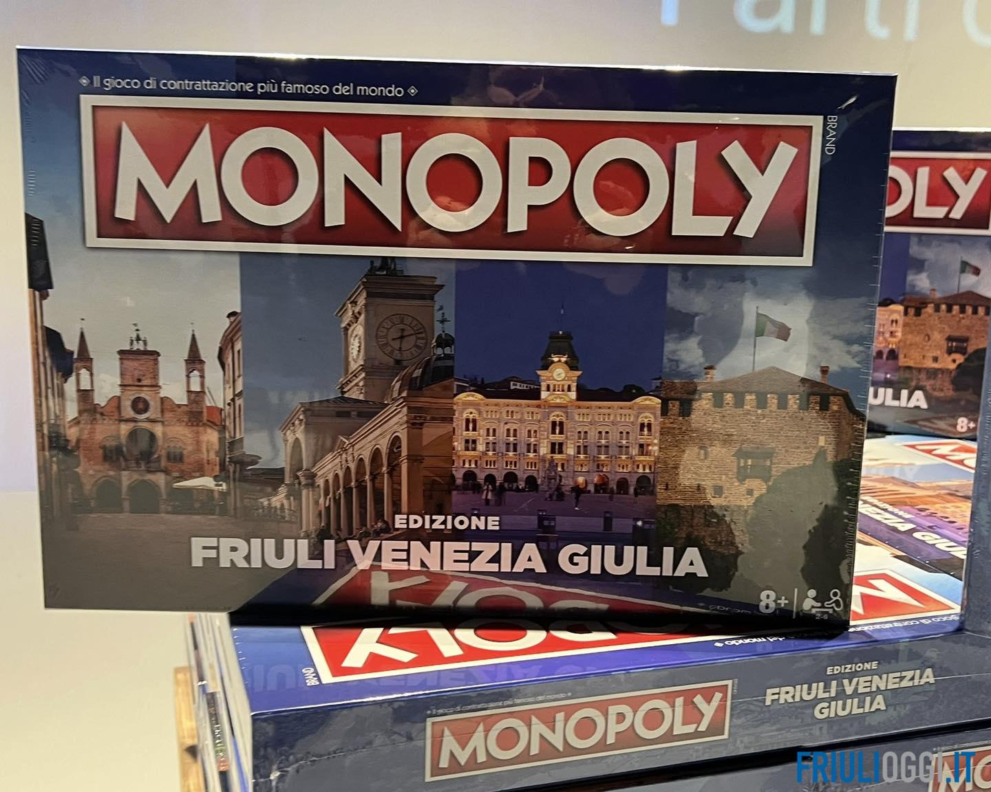 Monopoly Friuli Venezia Giulia, arriva l'esclusiva edizione del gioco