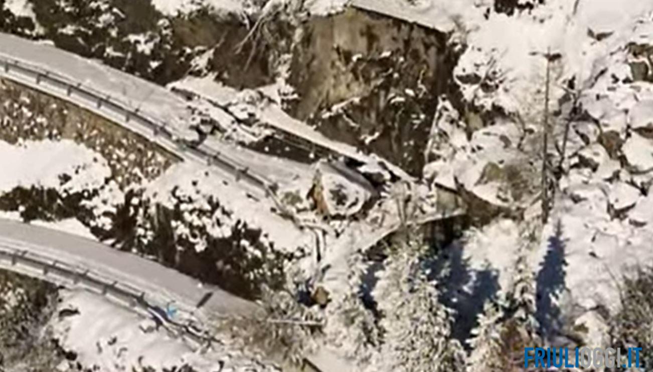 Passo di Monte Croce Carnico irraggiungibile a lungo dopo la frana