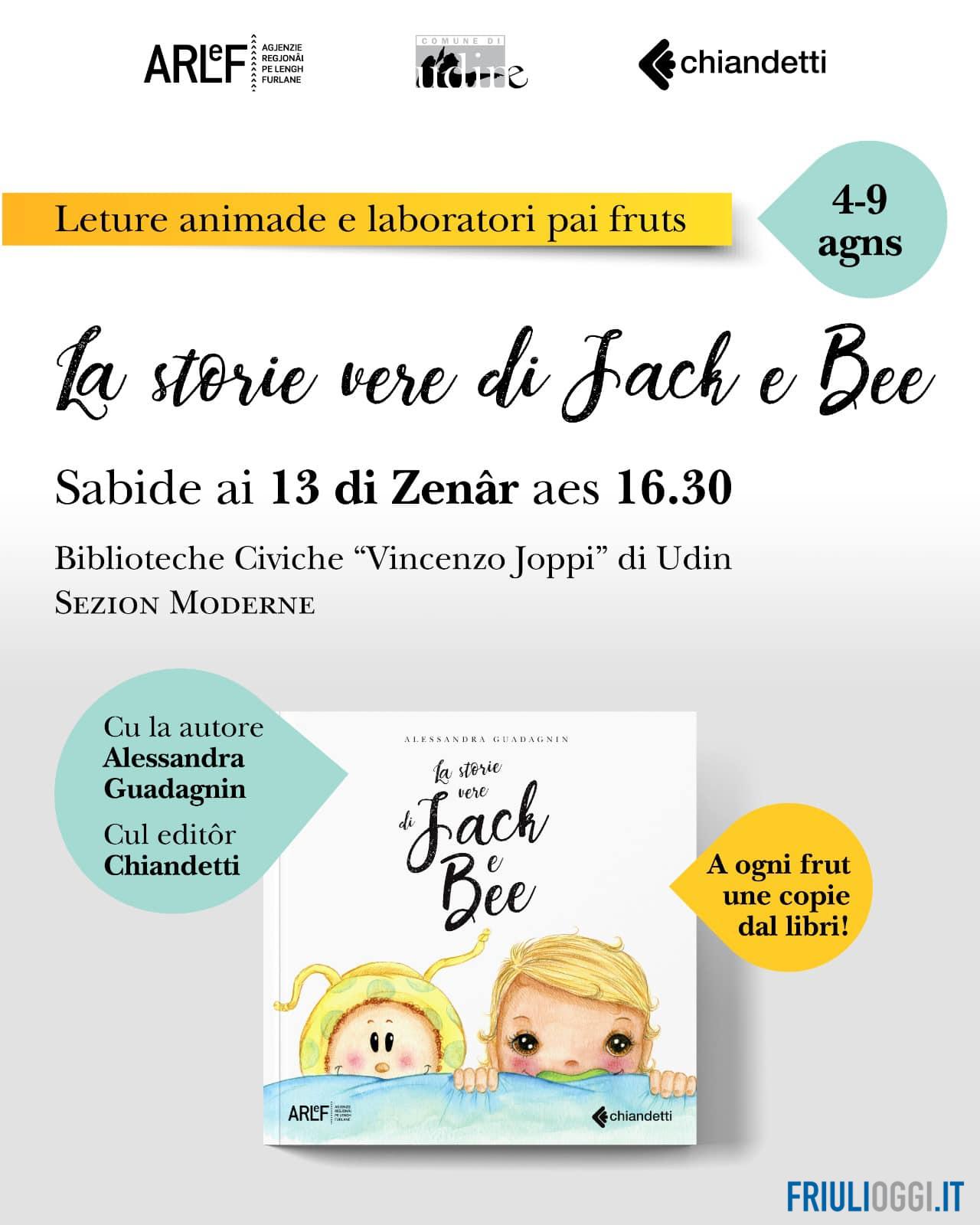 La storie vere di Jack e Bee: il libro per l’infanzia in lingua friulana