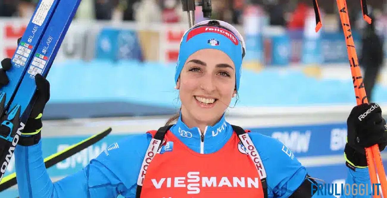 Lisa Vittozzi strepitosa, un'altra medaglia ai Mondiali di Biathlon