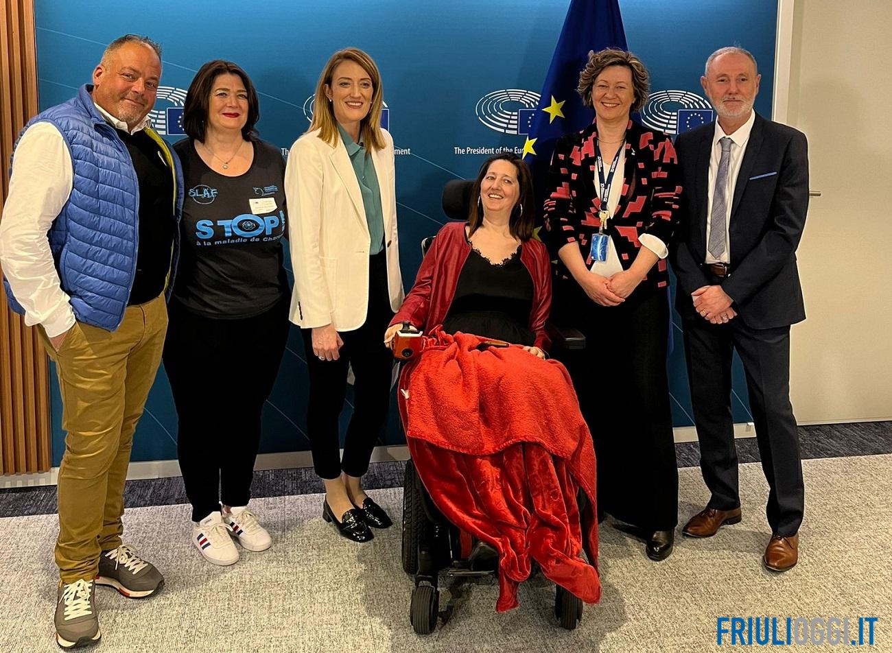 La storia di Stephanie Zilli, affetta da Sla: da Trasaghis a Bruxelles