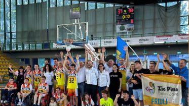 Inclusivi e vincenti: squadra di baskin di Udine è campione d'Italia