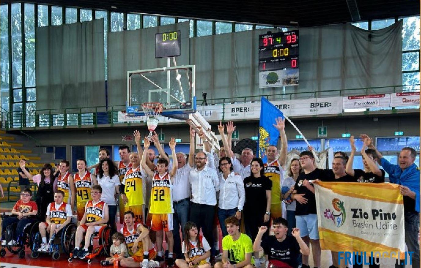 Inclusivi e vincenti: squadra di baskin di Udine è campione d'Italia