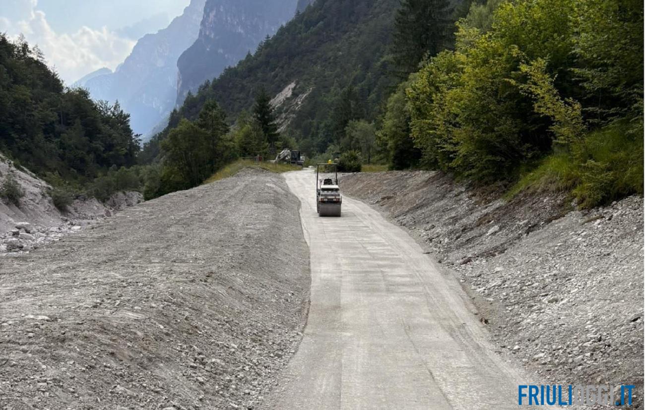 Dopo la frana, riaperta la strada per la Val Settimana