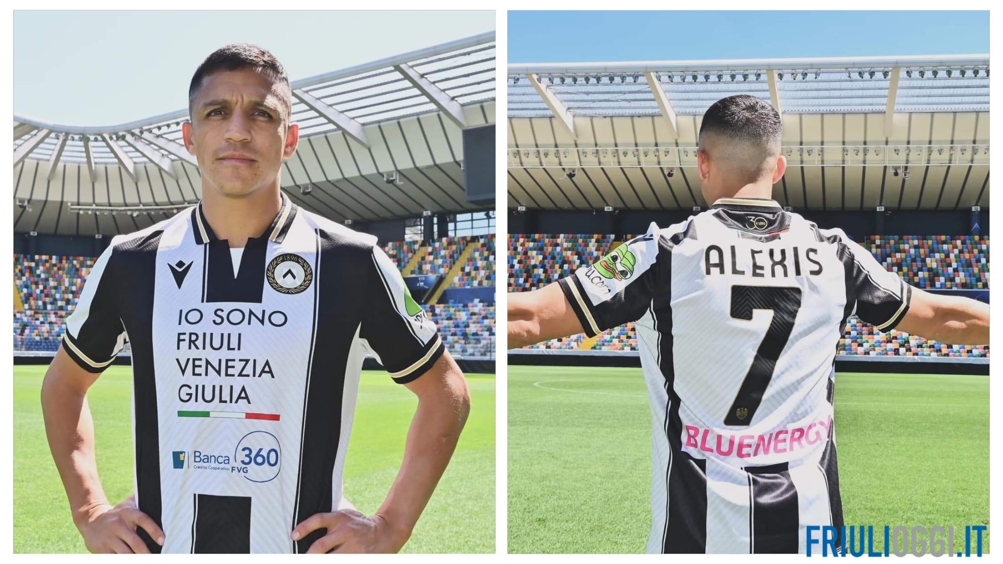 Alexis Sanchez riabbraccia l'Udinese dopo 13 anni