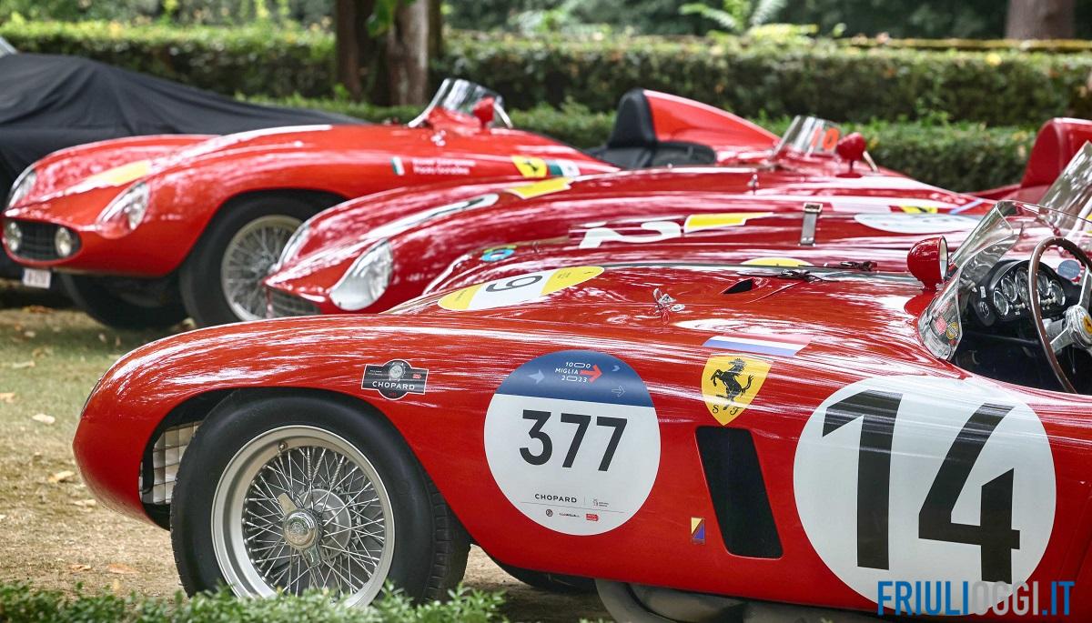Cavalcade Classiche, oltre 60 Ferrari storiche fanno tappa in Friuli