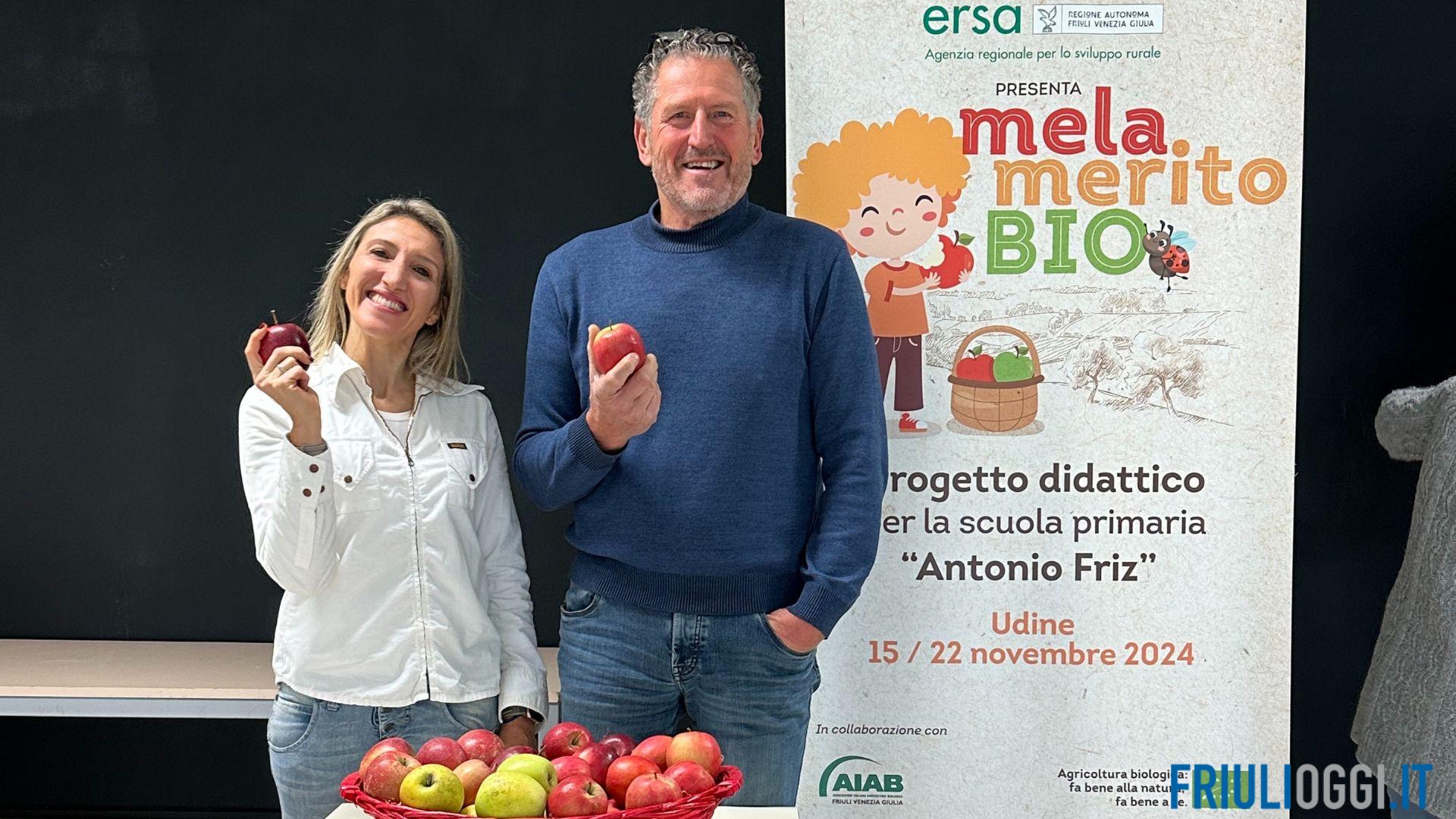 La mela, mela merito bio: il Progetto didattico di ERSA FVG