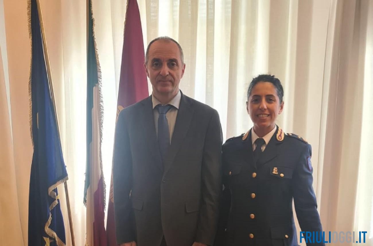 Stefania Gangemi nuovo Dirigente della Polizia Stradale di Udine