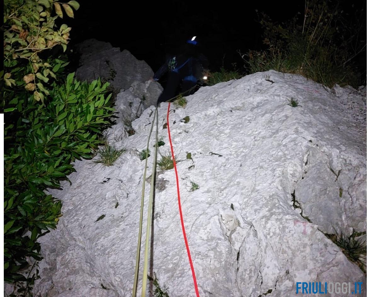 Fermi sullo spigolo Glemine, soccorsi due scalatori