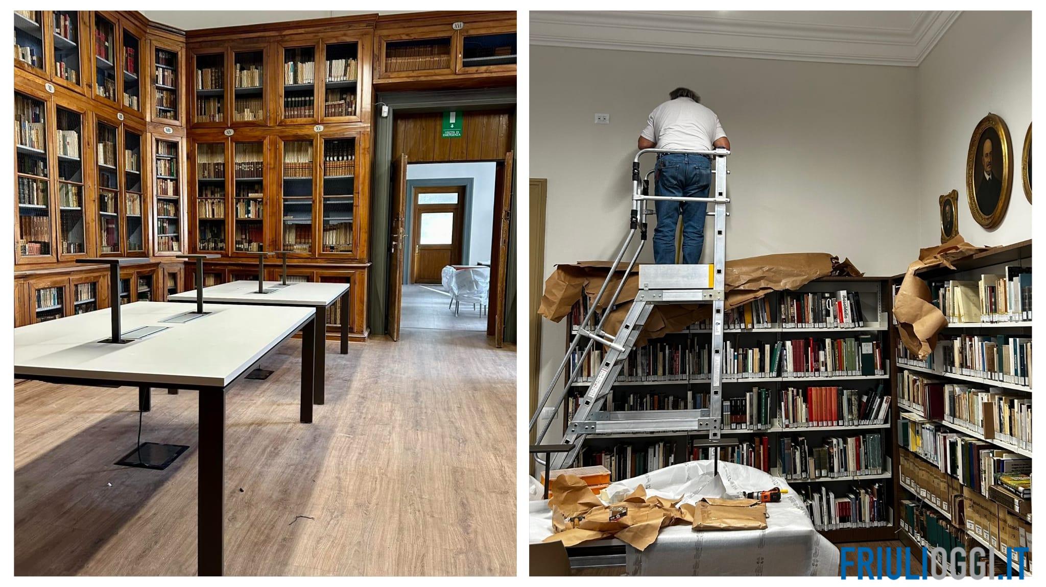 Biblioteca Vincenzo Joppi: ecco la data della riapertura