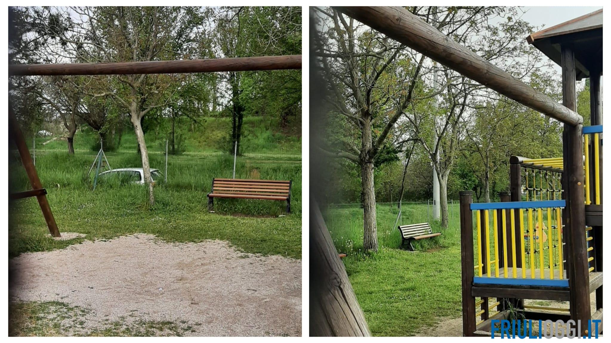 Portano via le altalene del parco, Pasquetta amara per i bambini