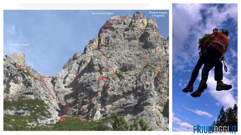 Giovani rocciatori in difficoltà sospesi a 2mila metri di quota: salvati